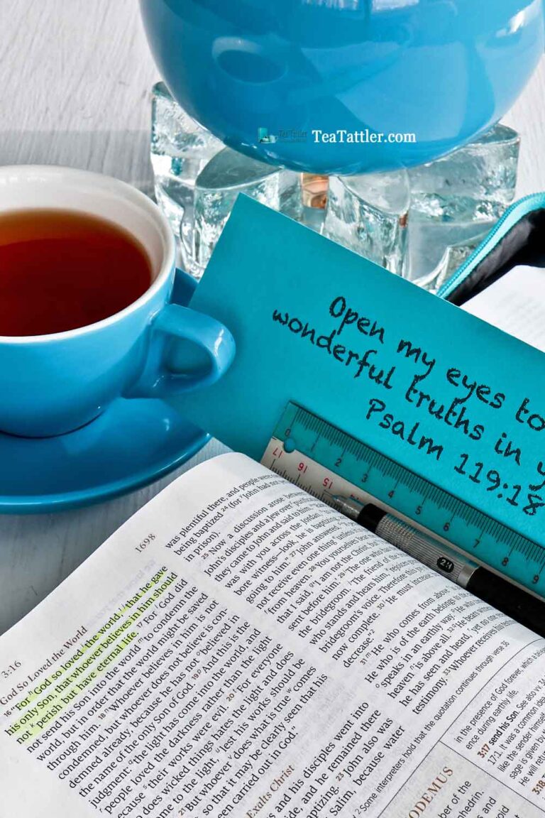 Tea Tattler – Tea Tranquility With God